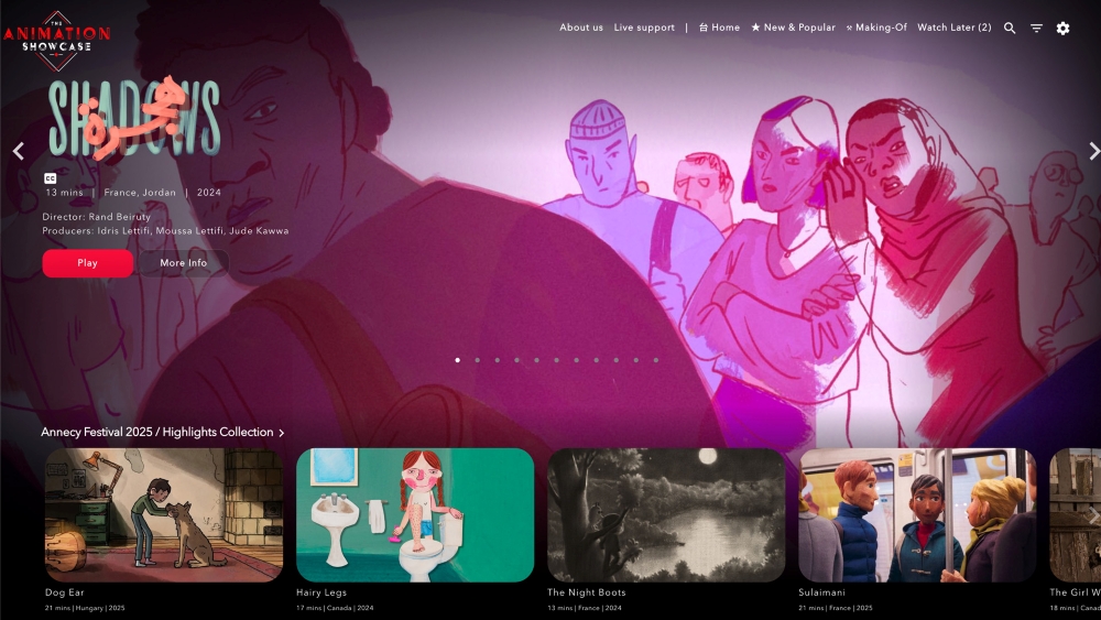 The Animation Showcase Streaming Platform | Animation Magazine