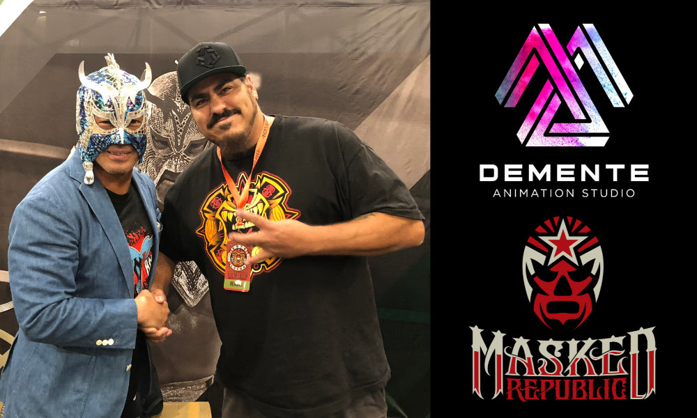 Luchador Legend Último Dragón and Art Sensation Urban Aztec Board ...